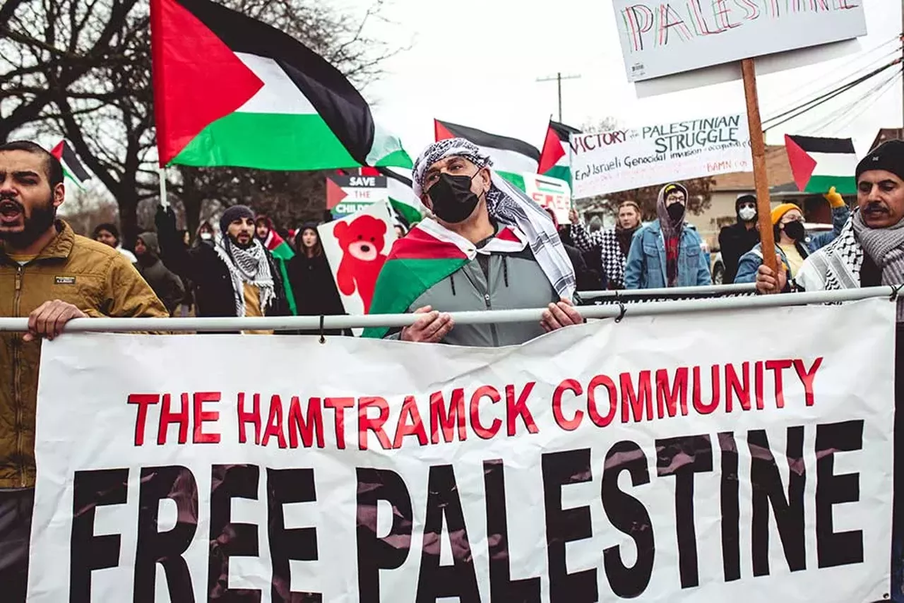 Detroiters March In Banglatown And Hamtramck Calling For A Ceasefire In Gaza