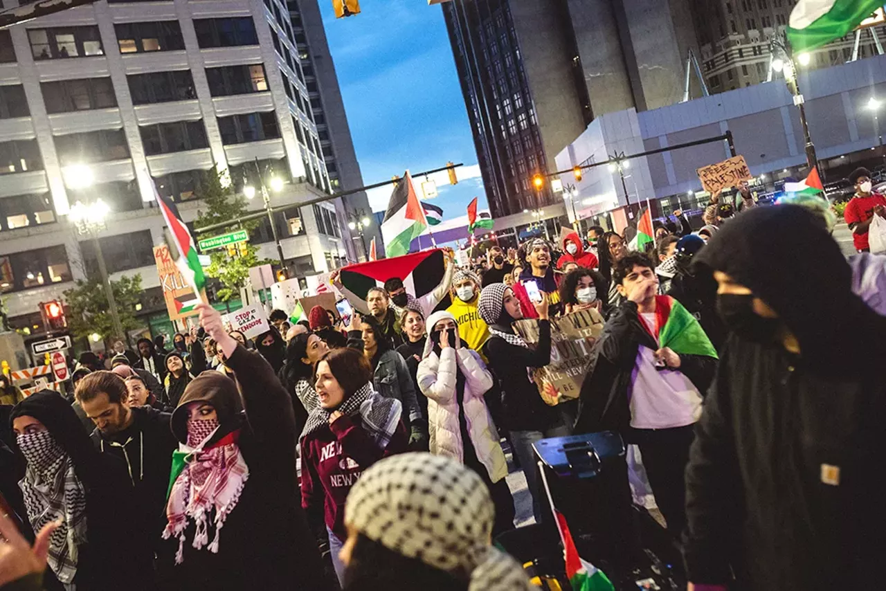 Detroiters rally in support of Palestine [PHOTOS]