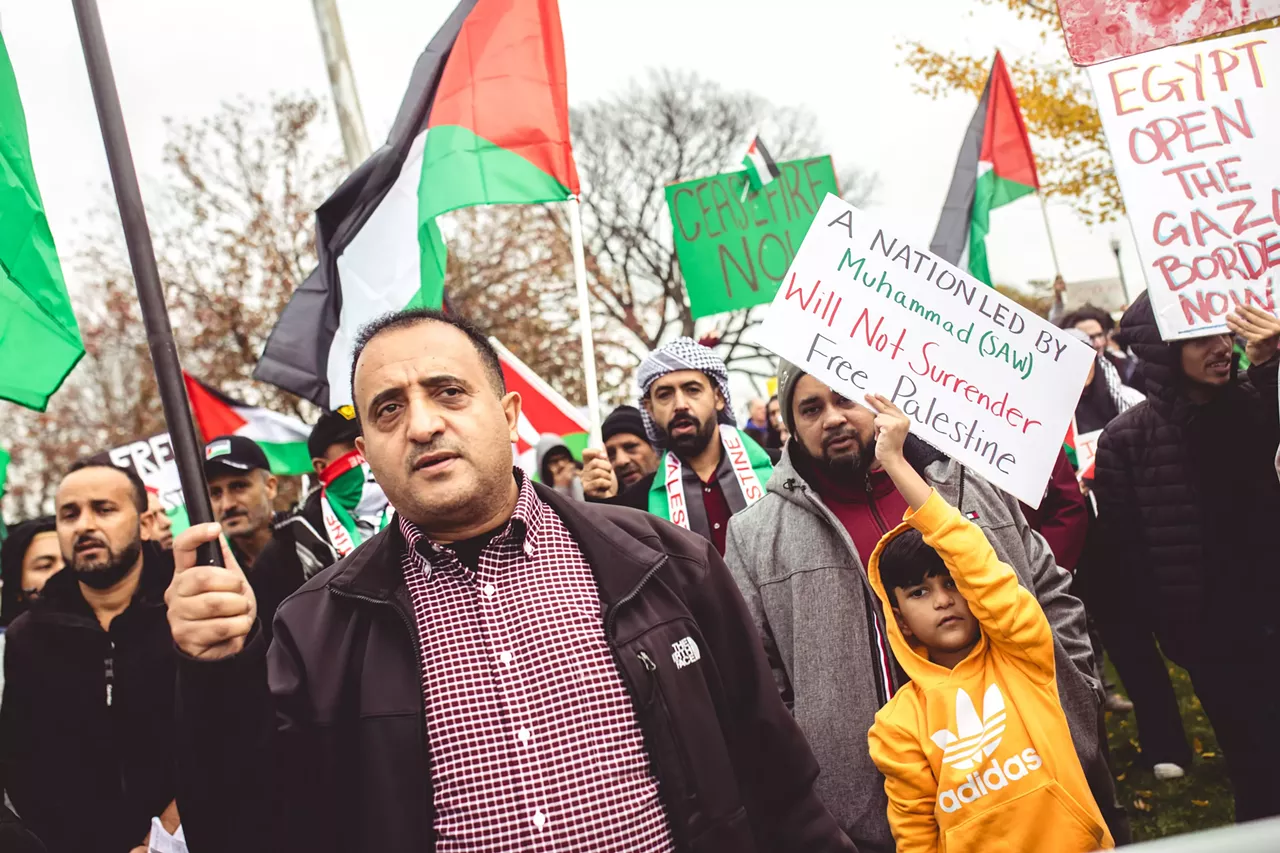 Hamtramck marches for Palestine, demanding ceasefire