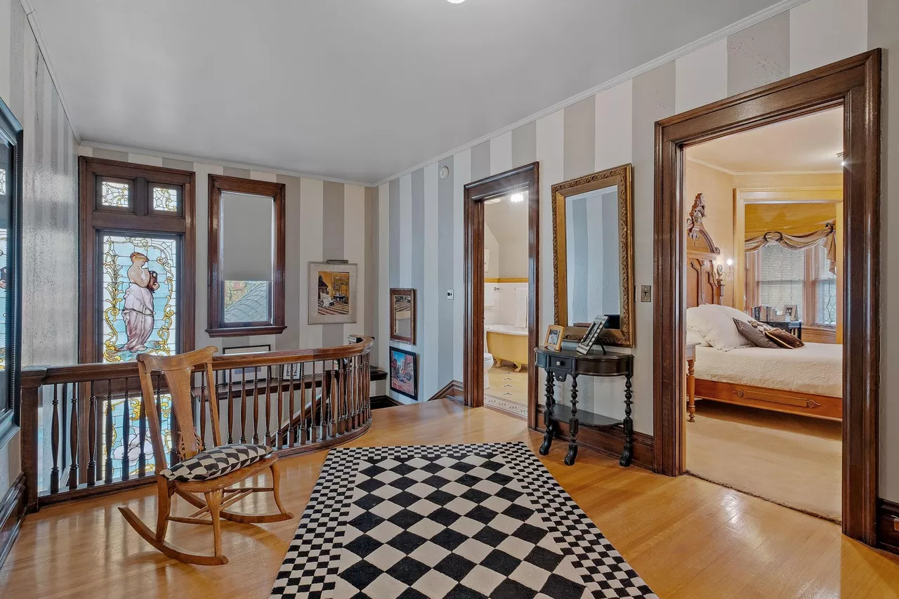 This historic Michigan stone house is beautiful inside and out