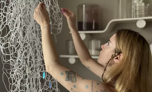 Meredith Morrison weaves memories into beads at Playground Detroit