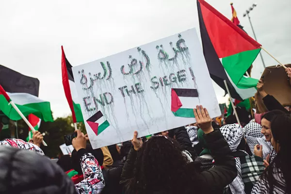 Thousands show solidarity with Palestine at Dearborn rally