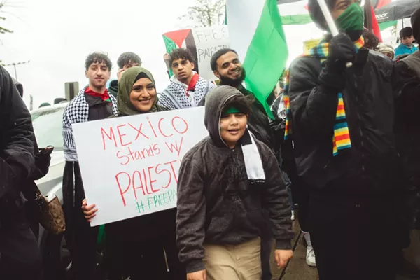 Thousands show solidarity with Palestine at Dearborn rally