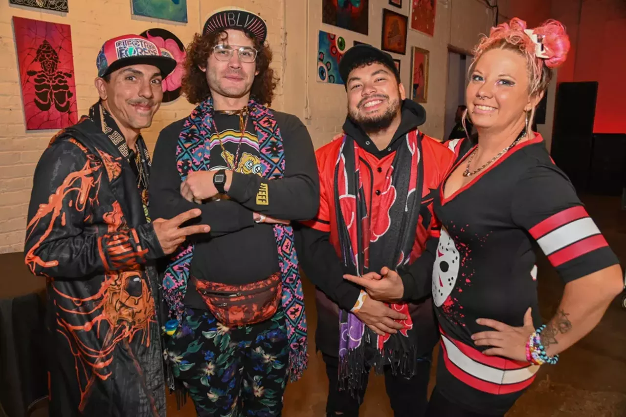 All the late-night ravers we saw at the Glitch Mob show at Tangent ...